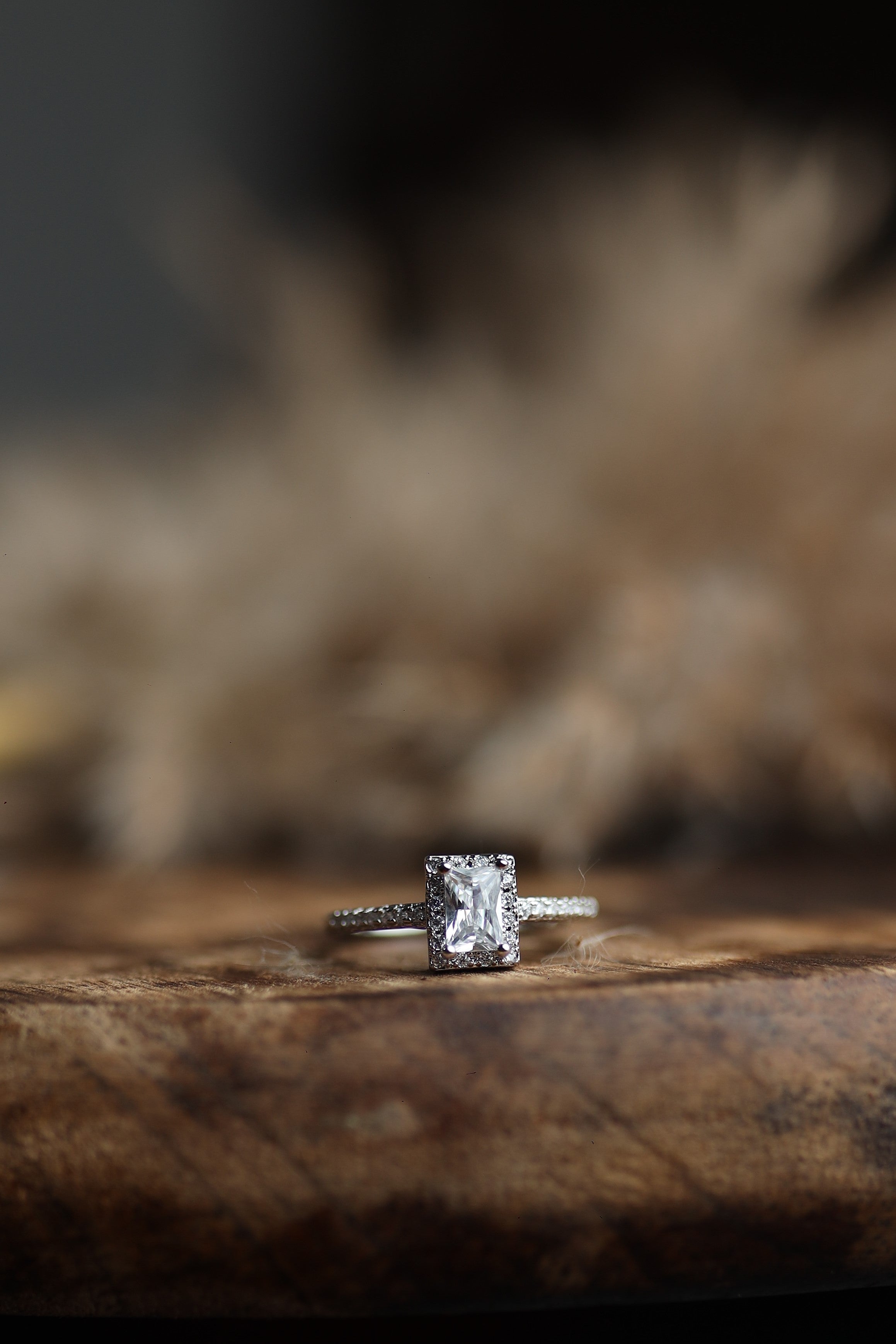 Jane Diamond Ring (Silver) – Ishil